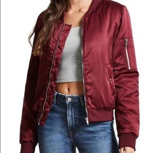 Jackets & Coats | Red Bomber Jacket | Poshmark